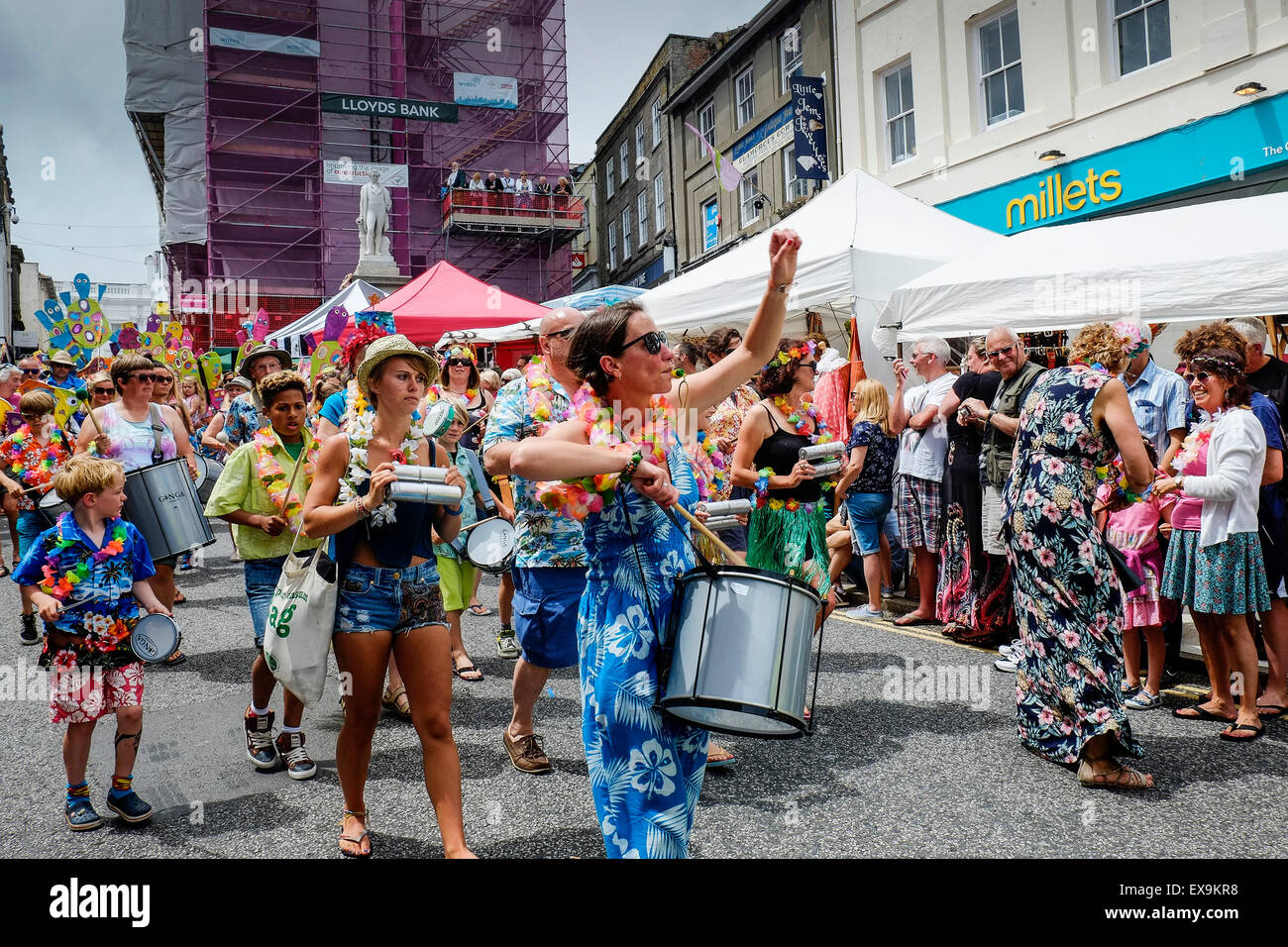 Children and adults participate in colourful parades on Mazey Day, part ...