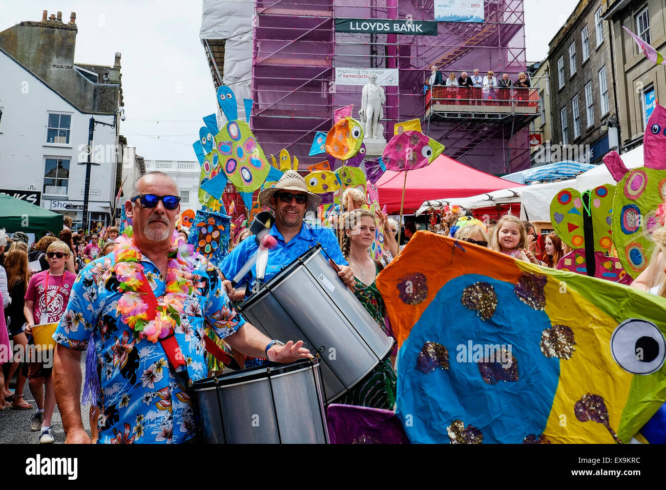 Children and adults participate in colourful parades on Mazey Day, part ...