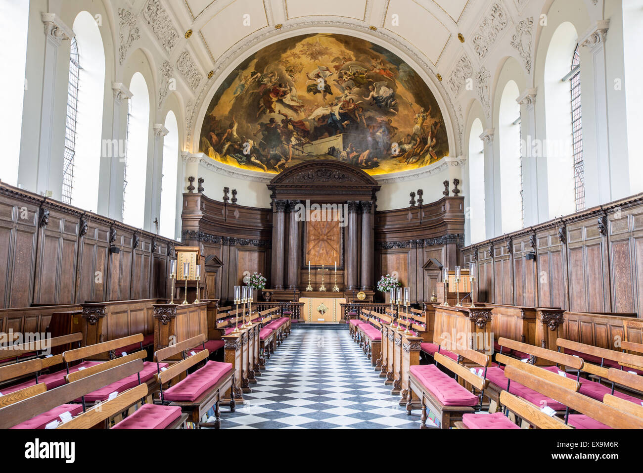 The Christopher Wren Chapel Royal Hospital Chelsea Home of Chelsea ...