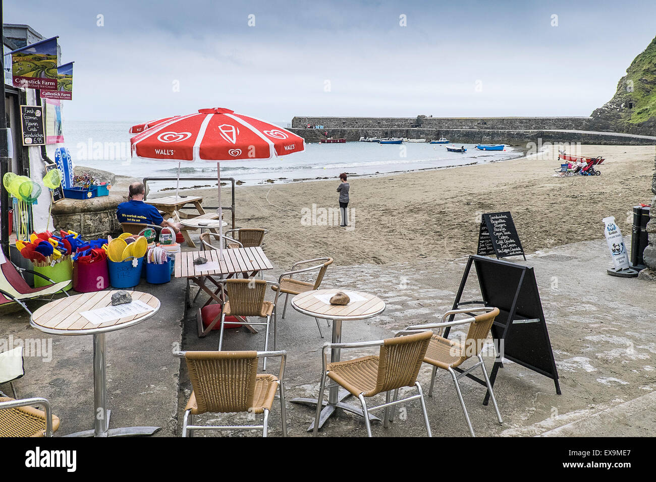 Gorran Haven in Cornwall Stock Photo - Alamy