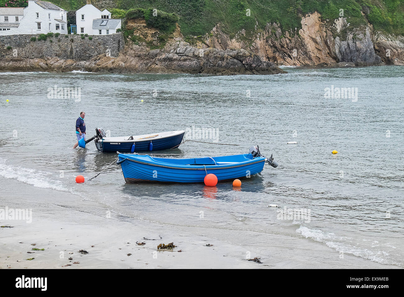 Gorran Haven in Cornwall Stock Photo - Alamy