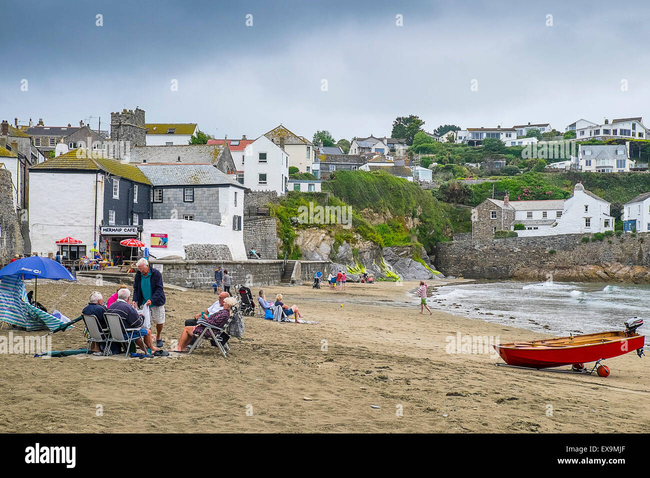 Gorran Haven in Cornwall Stock Photo - Alamy