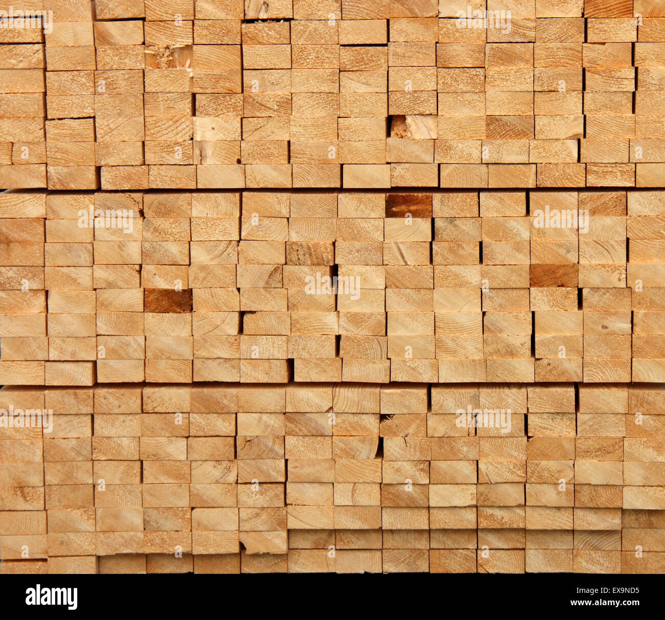A Neat Stack of Prepared and Cut Timber Stock Photo - Alamy