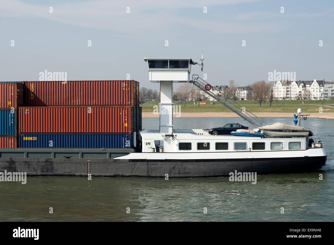 River rhine container barge High Resolution Stock Photography and ...
