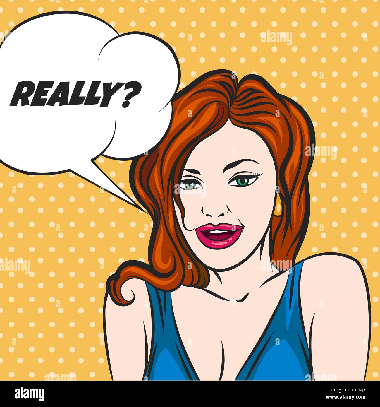 Cartoon pretty woman in dress hi-res stock photography and images - Alamy