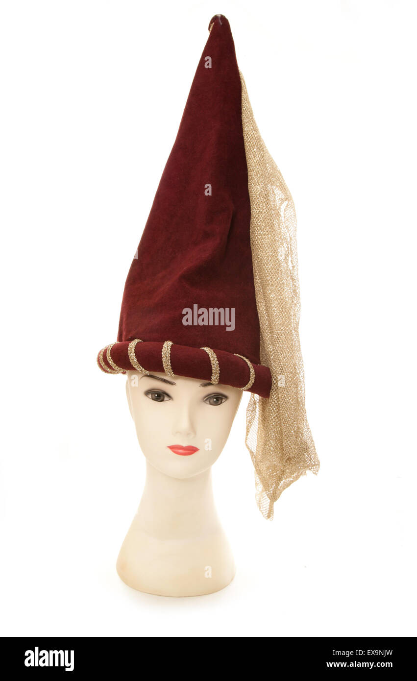 mannequin wearing a rapunzel princess hat cutout Stock Photo - Alamy