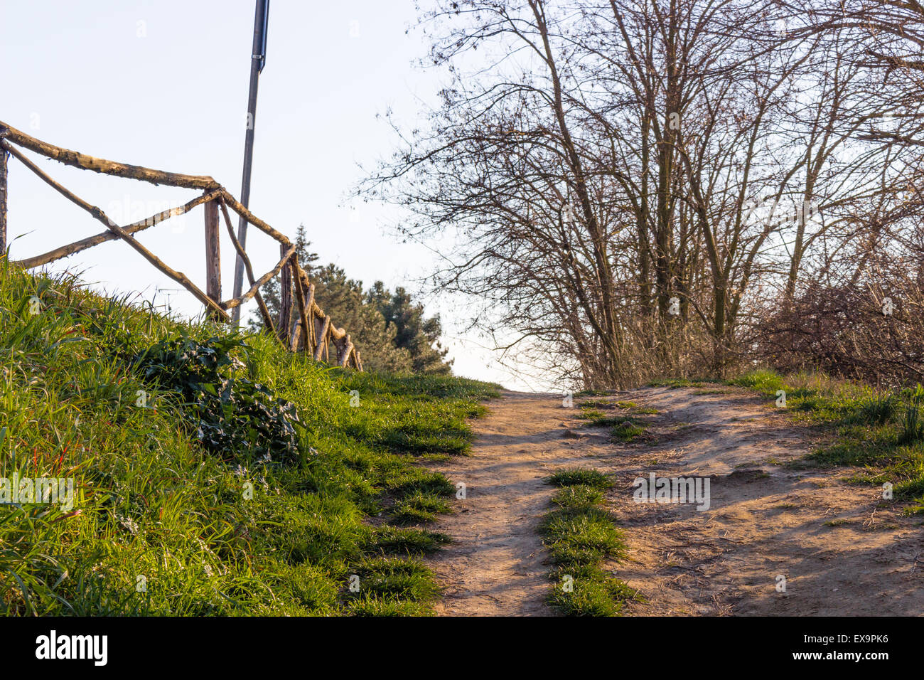 Foot path in the countryside Stock Photo - Alamy