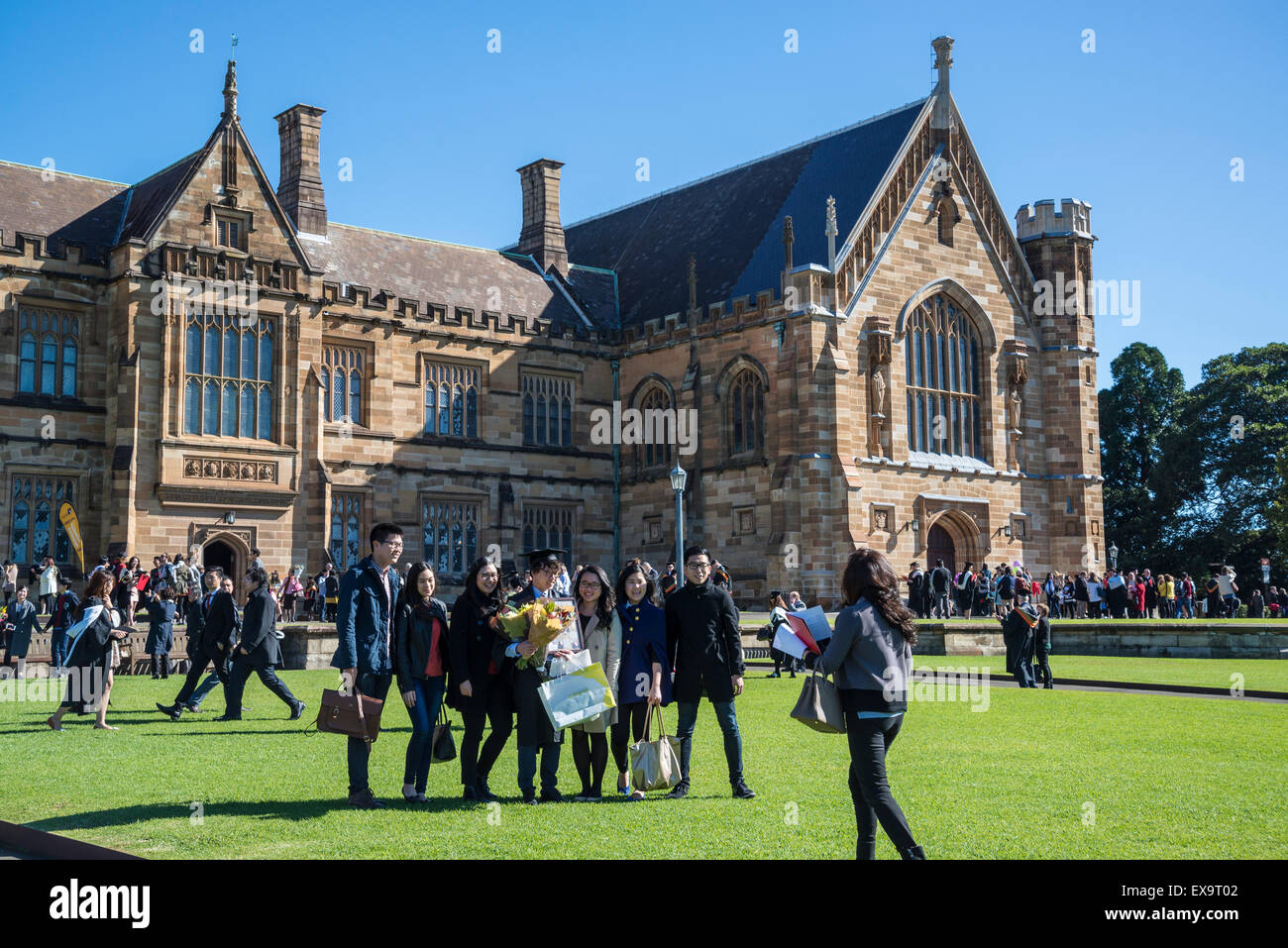 University of Sydney, Graduation, The Main Quadrangle, Sydney ...