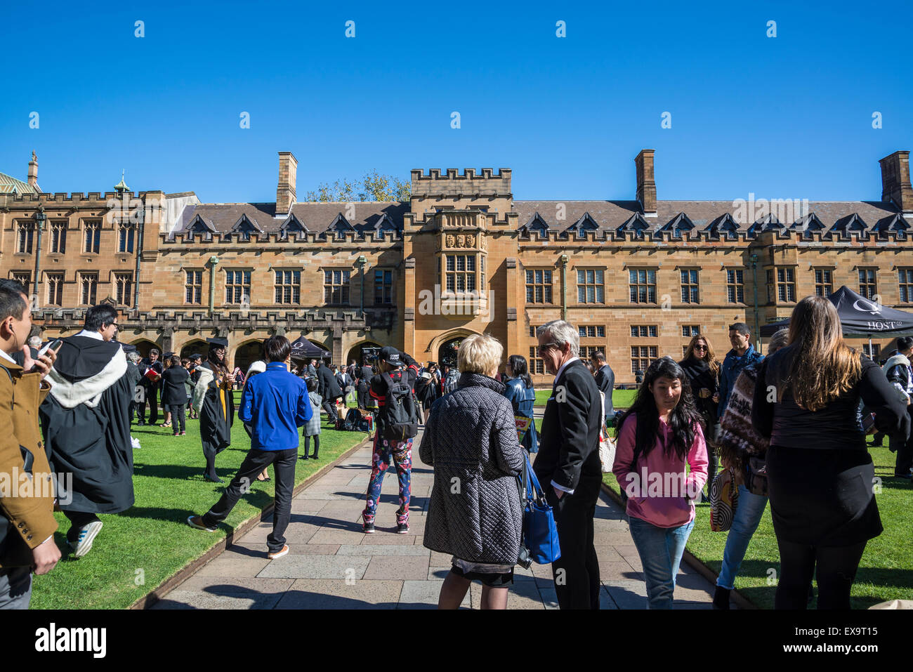 University of Sydney, Graduation, The Main Quadrangle, Sydney ...
