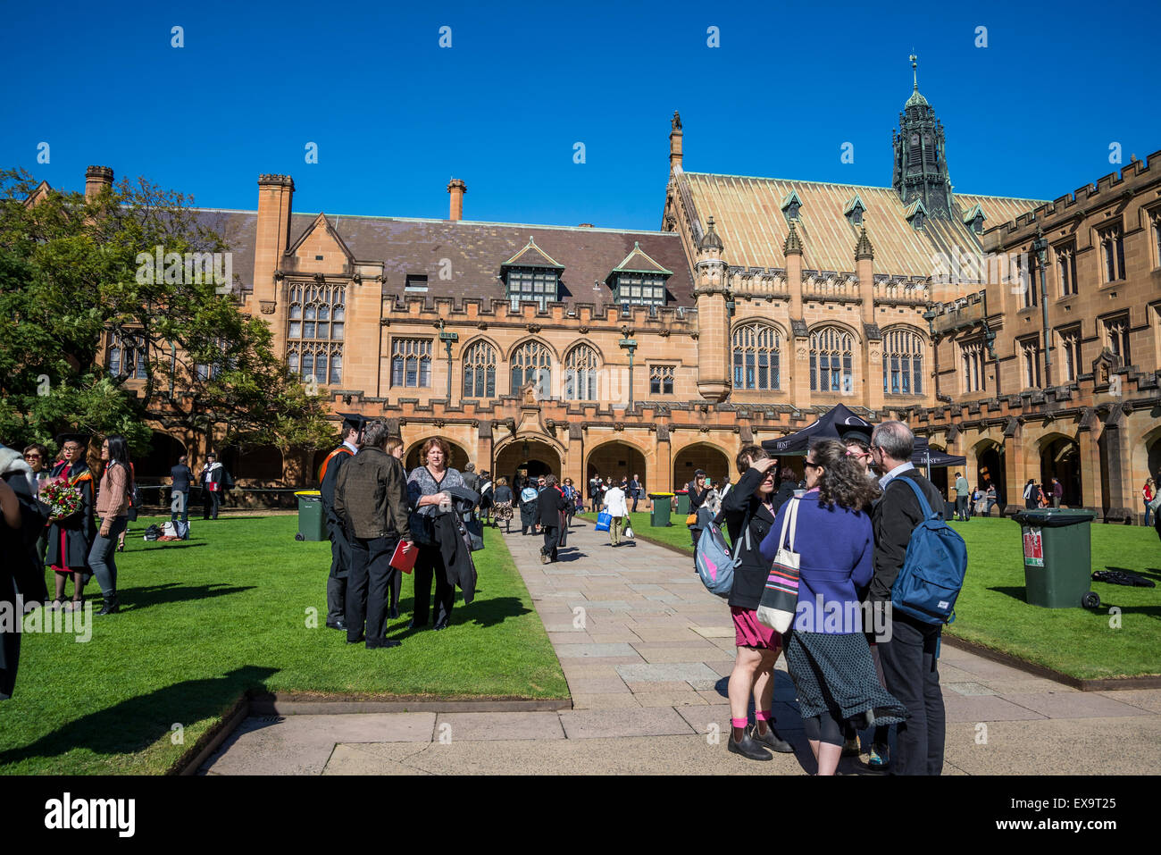 University of Sydney, Graduation, The Main Quadrangle, Sydney ...
