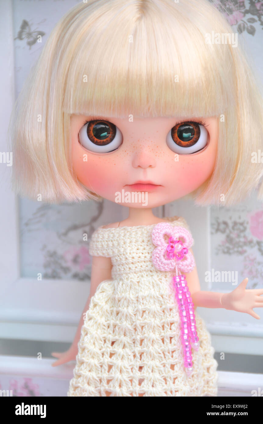 Beautiful art doll Stock Photo - Alamy