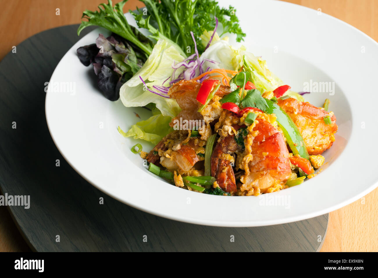 Thai Jumbo Shrimp Salad Stock Photo - Alamy