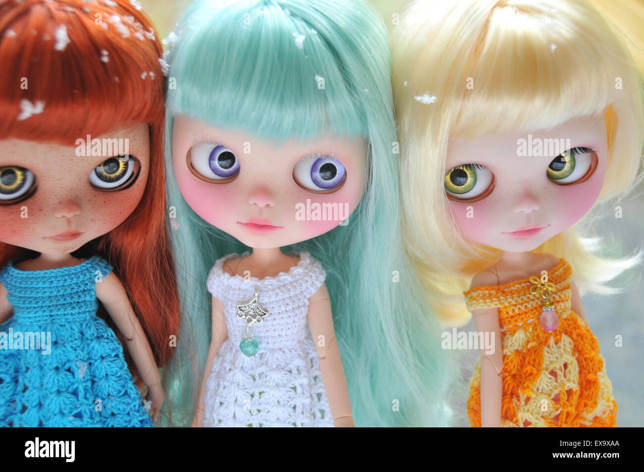 Beautiful art doll Stock Photo - Alamy