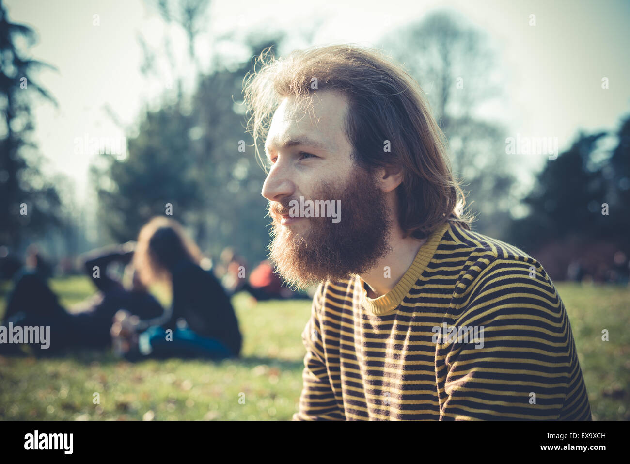 Authentic portrait handsome hipster hi-res stock photography and images ...