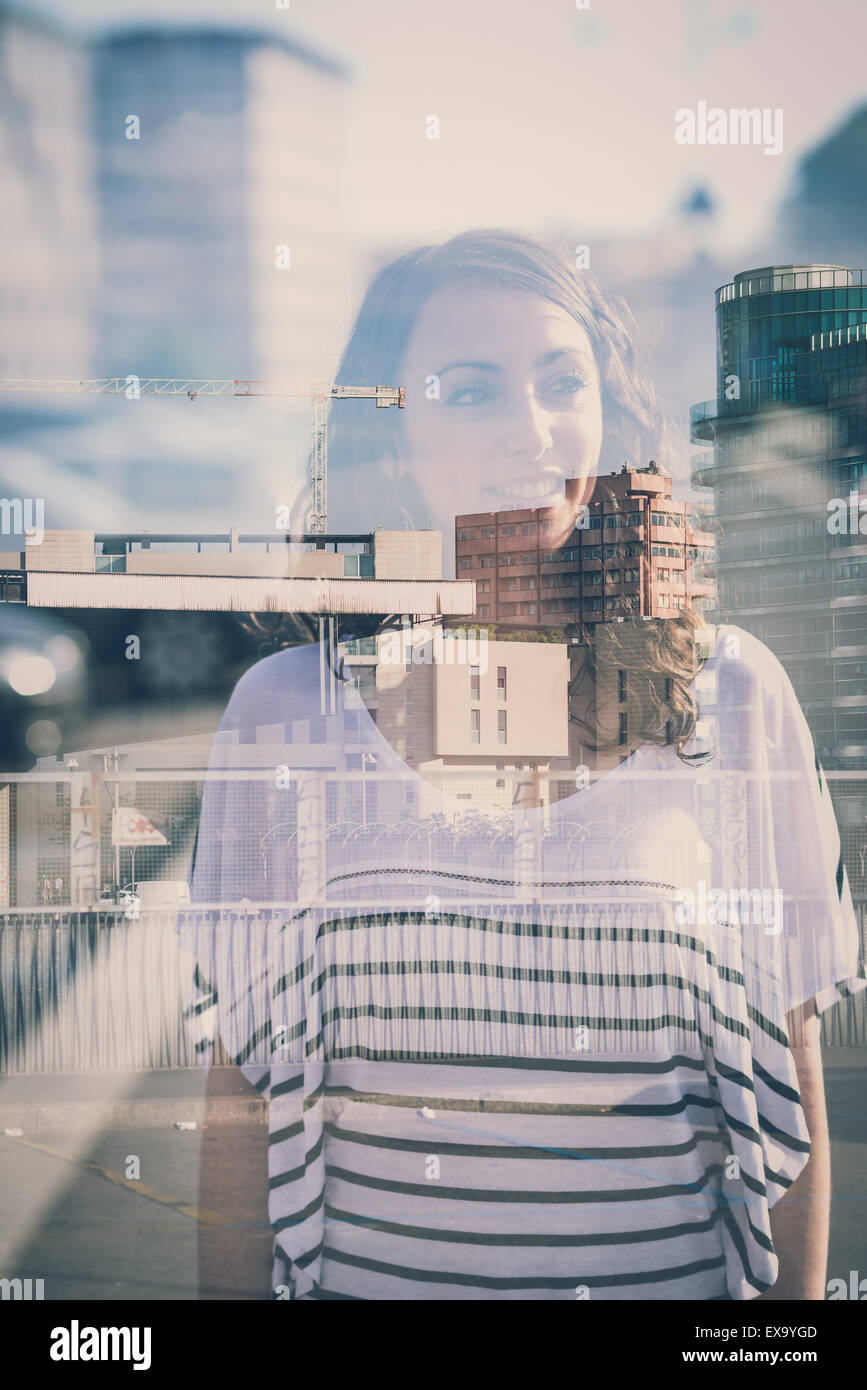 Overlap woman hi-res stock photography and images - Alamy