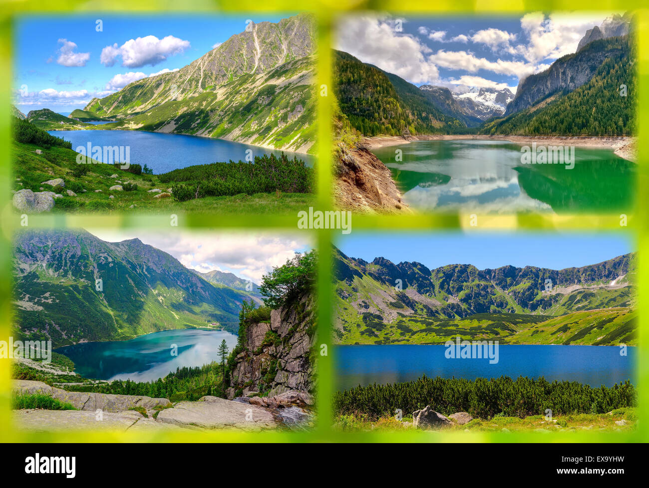 Hiking collage hi-res stock photography and images - Alamy