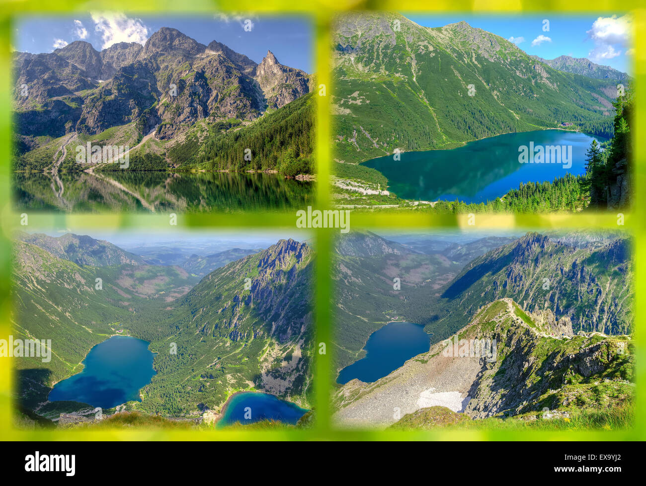 Hiking collage hi-res stock photography and images - Alamy