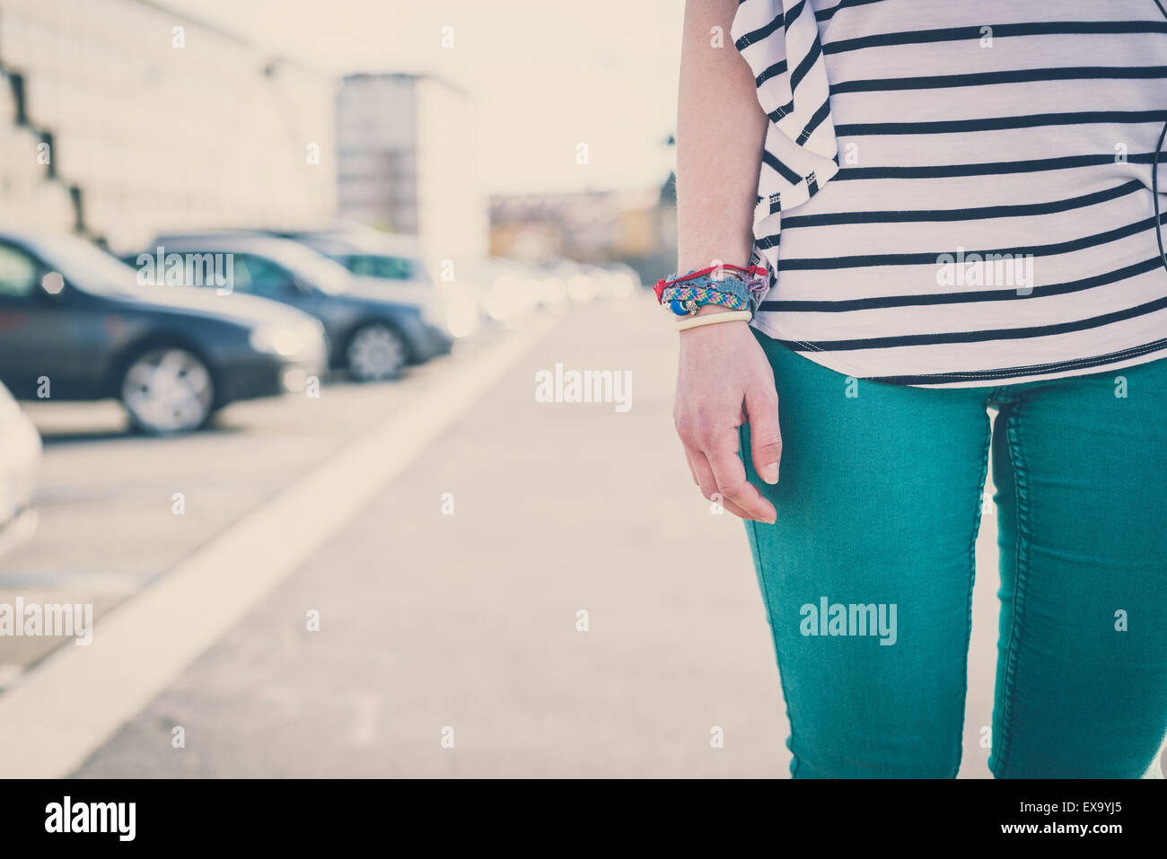 close up of legs hipster woman in the city Stock Photo - Alamy