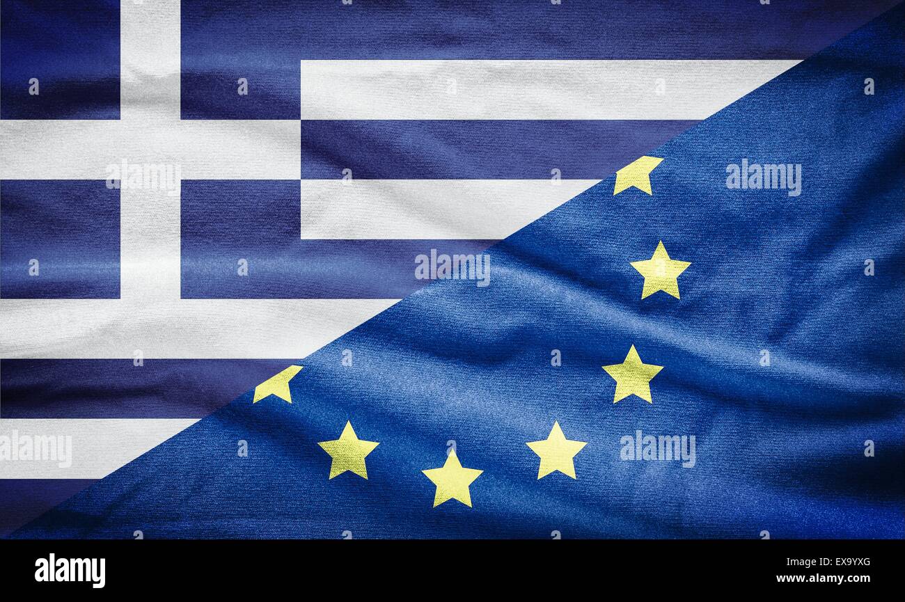 Greece fabric flag hi-res stock photography and images - Alamy