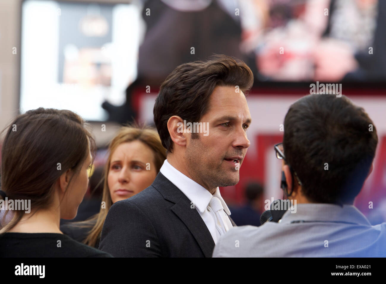 London, UK, July 8 2015.Actor Paul Rudd attends the London Movie ...