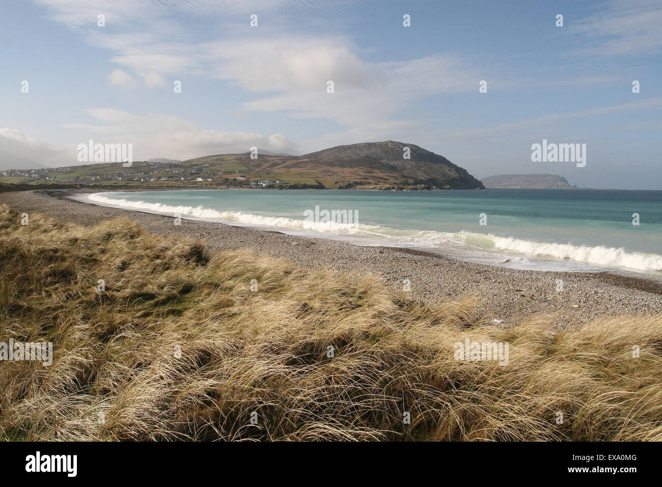 County Donegal beach at Pollan Bay near Ballyliffin, County Donegal ...