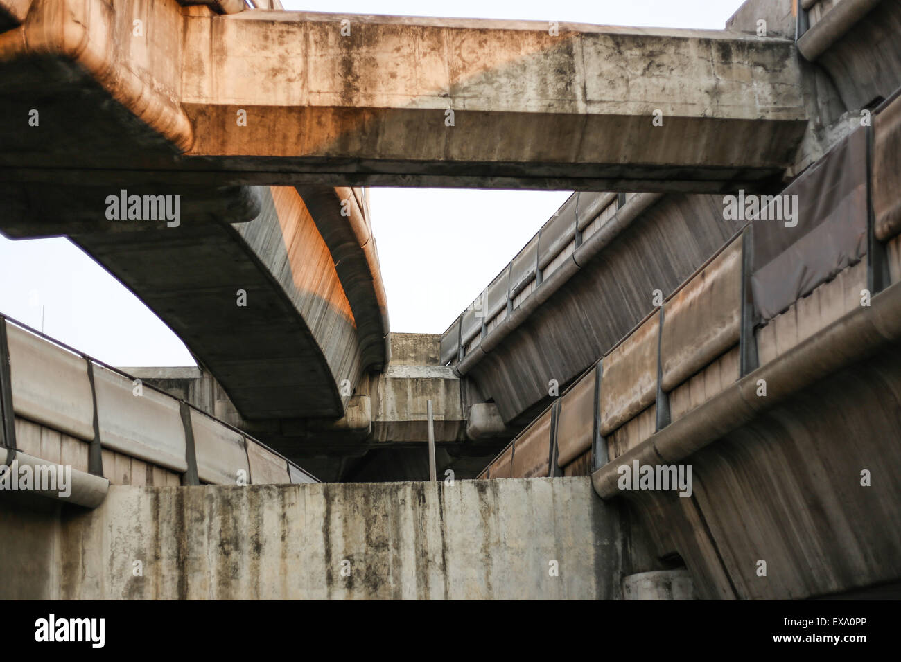 Intersection Skytrain Railway Stock Photo - Alamy