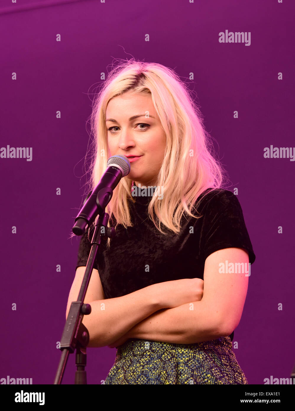 Australian singer-songwriter Kate Miller-Heidke performs at the Apple ...