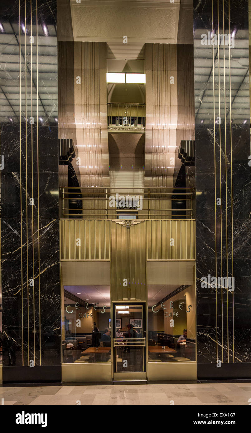 lobby, The Chicago Board of Trade Building, Chicago, IL, USA Stock ...