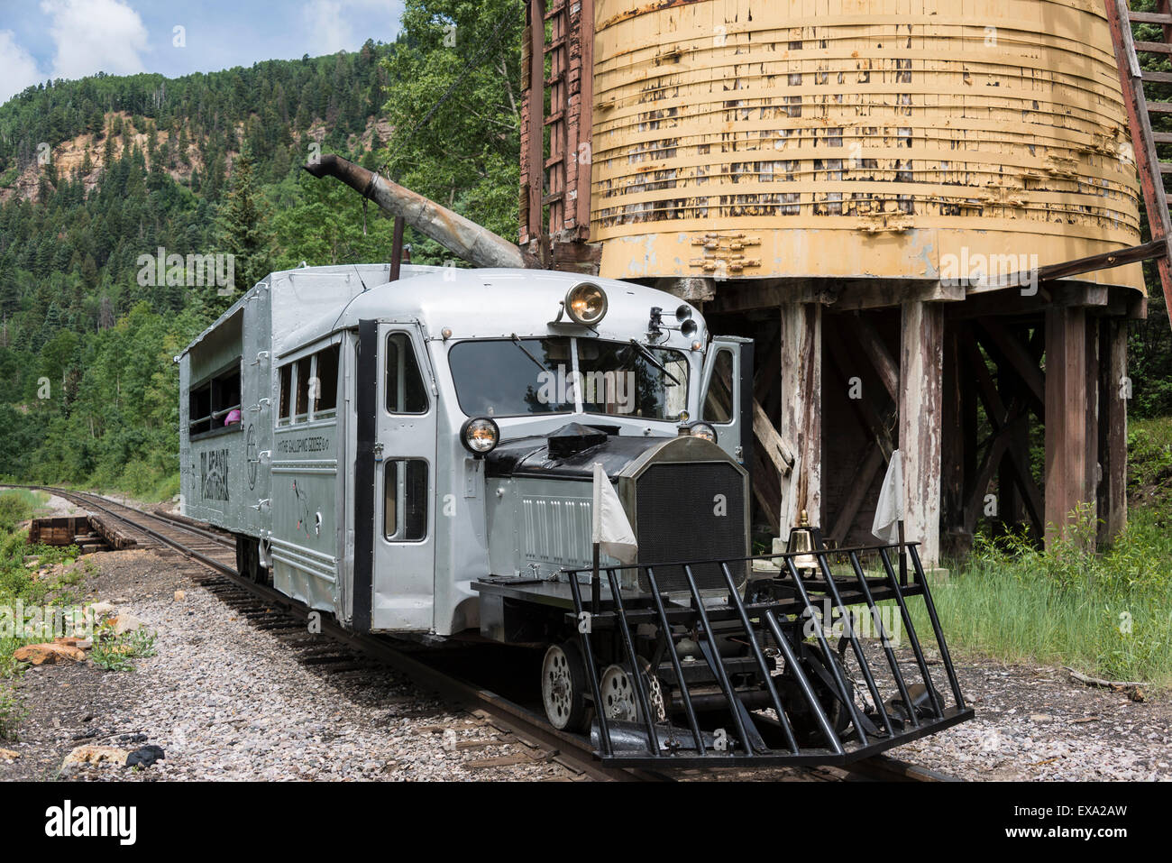 Galloping Goose #5 at Cresco Tank, Cumbres & Toltec Scenic Railroad ...