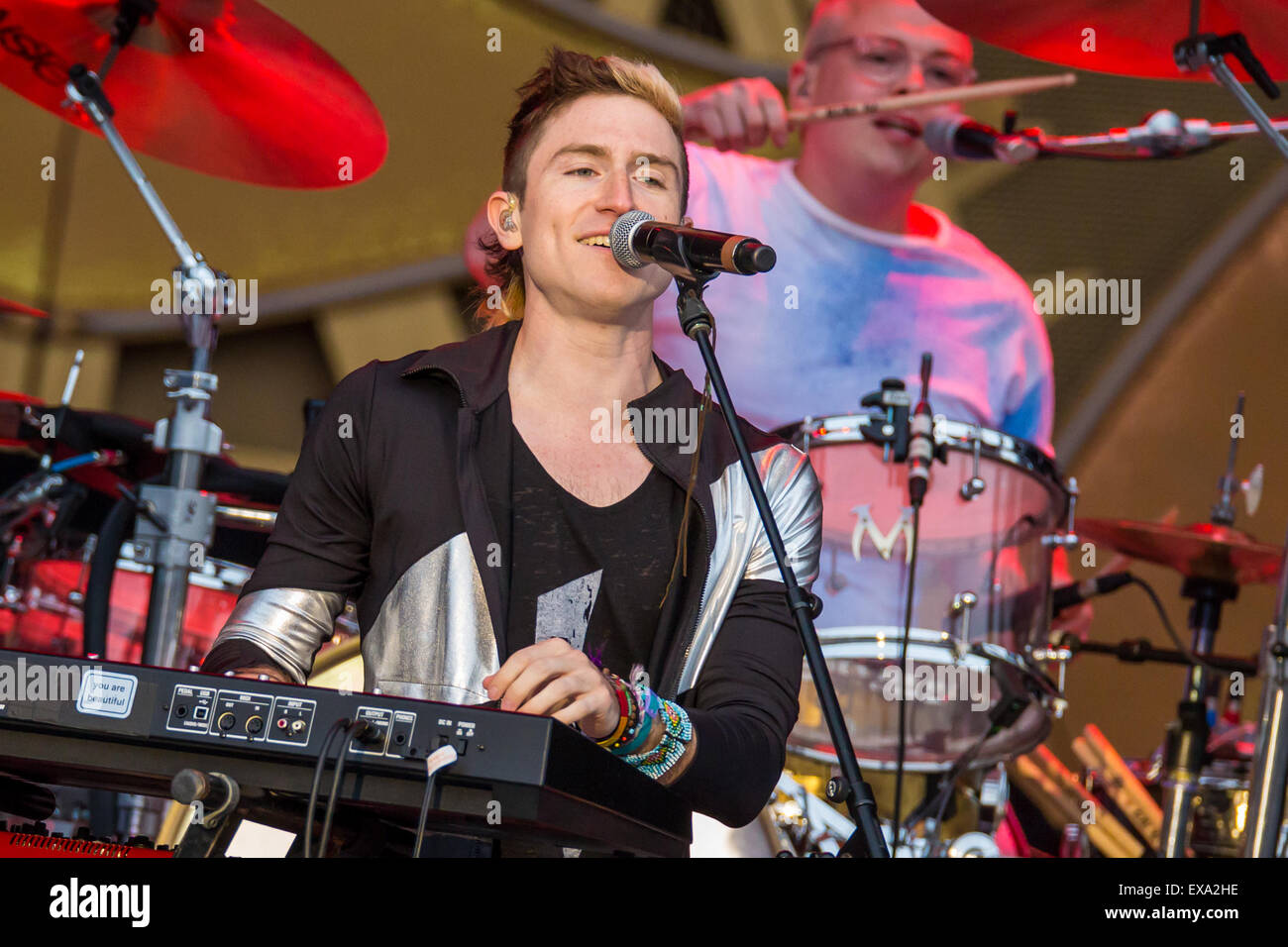 Detroit, Michigan, USA. 8th July, 2015. NICHOLAS PETRICCA of WALK THE ...