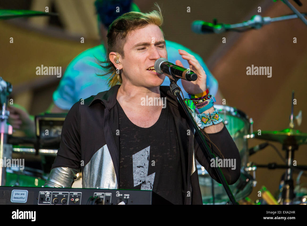 Nicholas petricca and eli maiman of walk the moon where hi-res stock ...