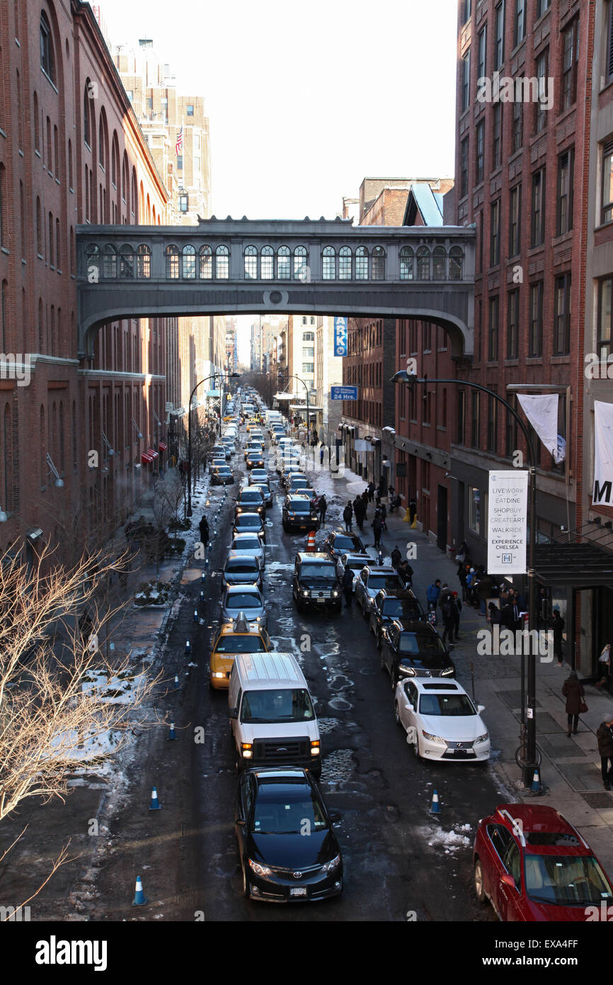 New york manhattan high line winter hi-res stock photography and images ...
