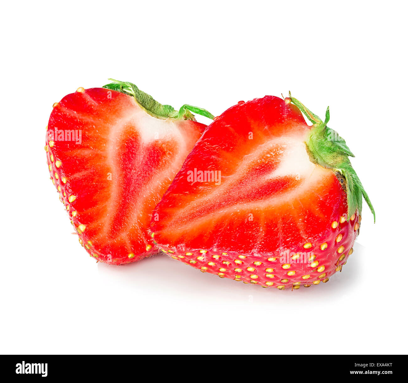 strawberries isolated on white Stock Photo - Alamy