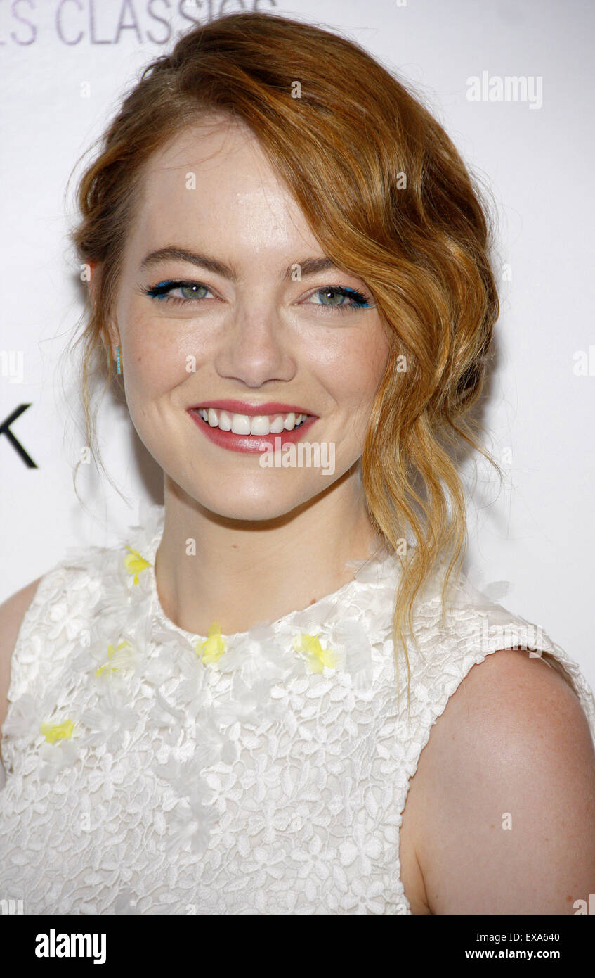 Emma Stone at the Los Angeles premiere of 'Irrational Man' held at the ...