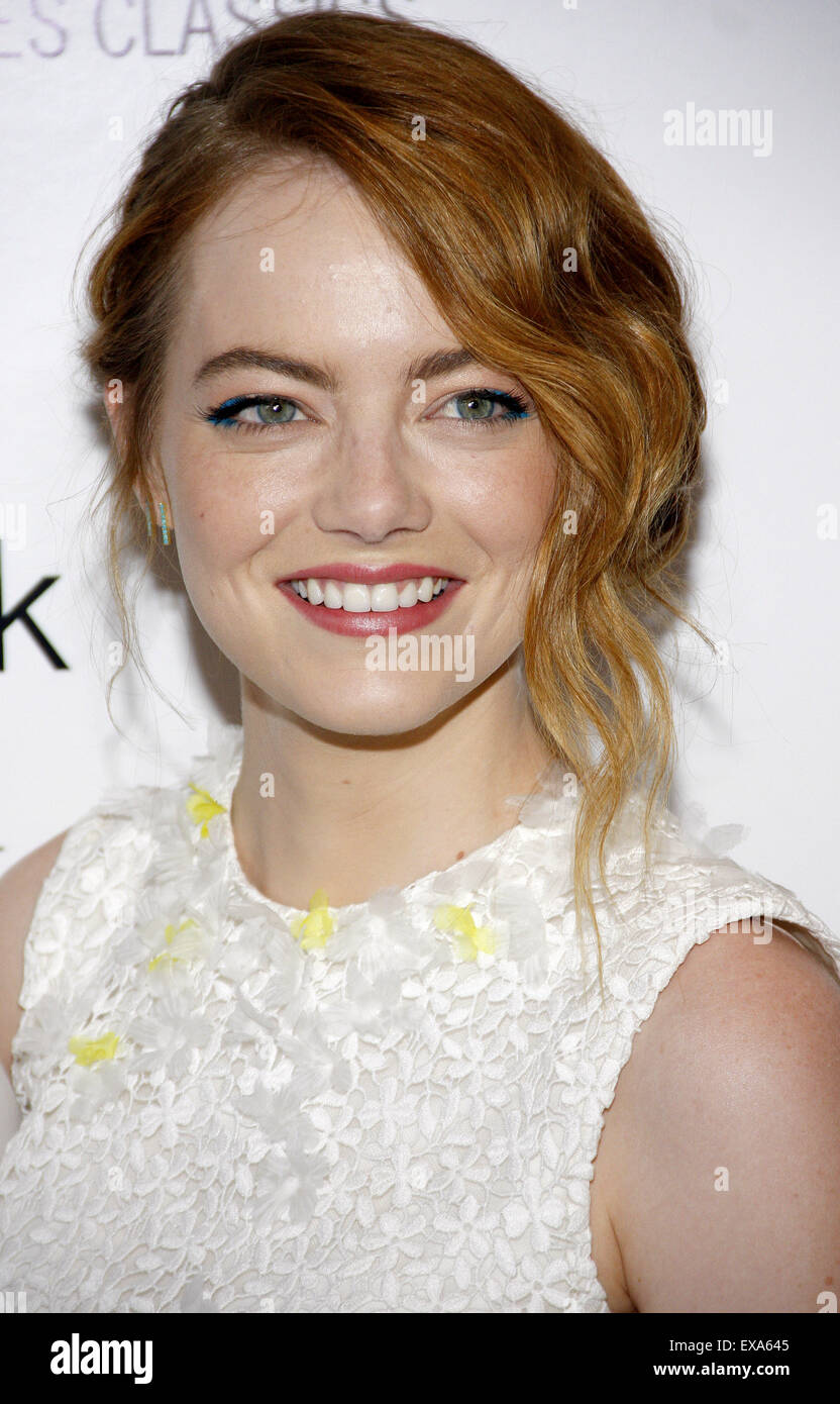 Emma Stone at the Los Angeles premiere of 'Irrational Man' held at the ...