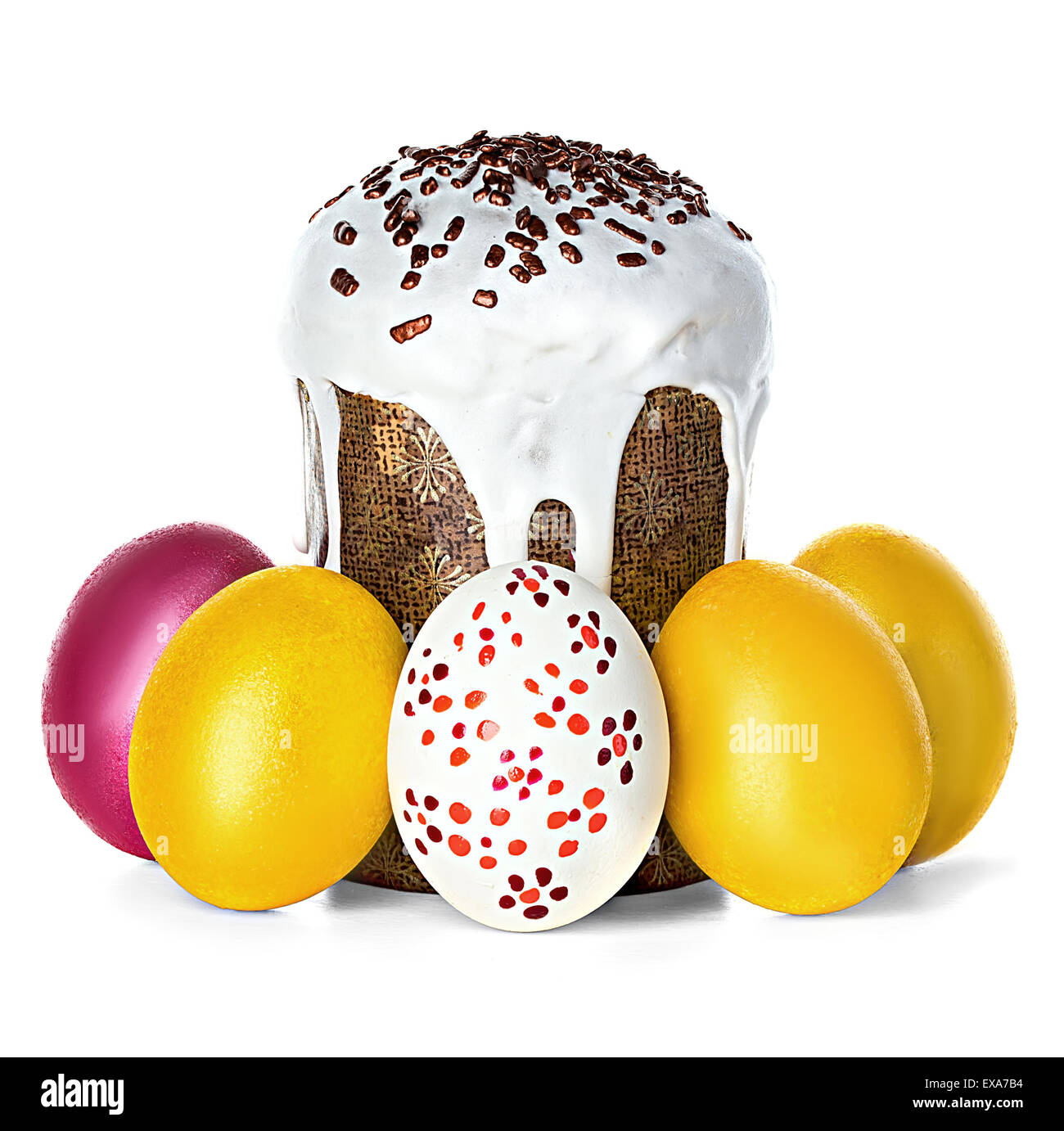 Beautiful easter cakes color hi-res stock photography and images - Alamy