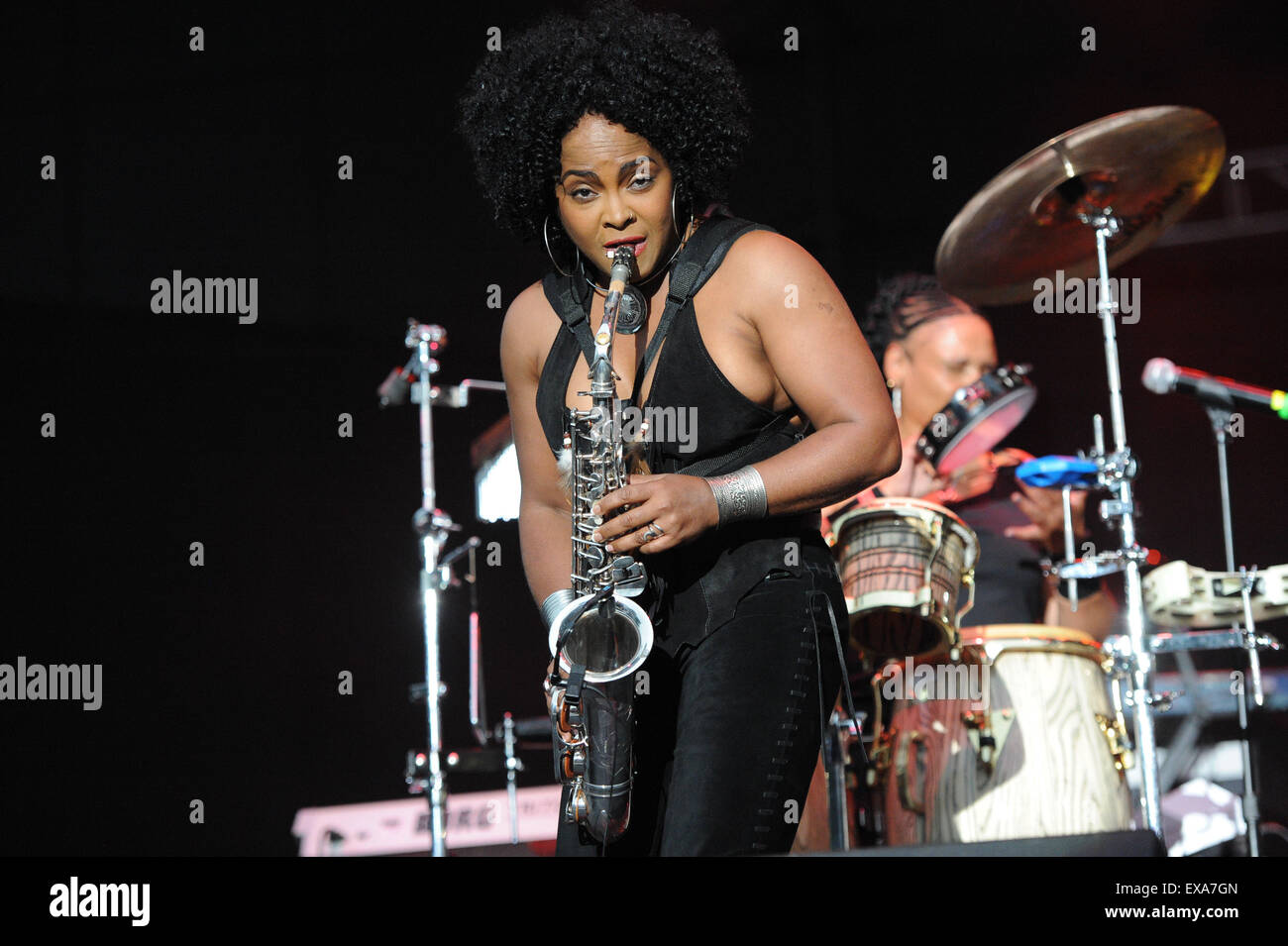 Philadelphia, Pennsylvania, USA. 9th July, 2015. Jazz saxophonist ...