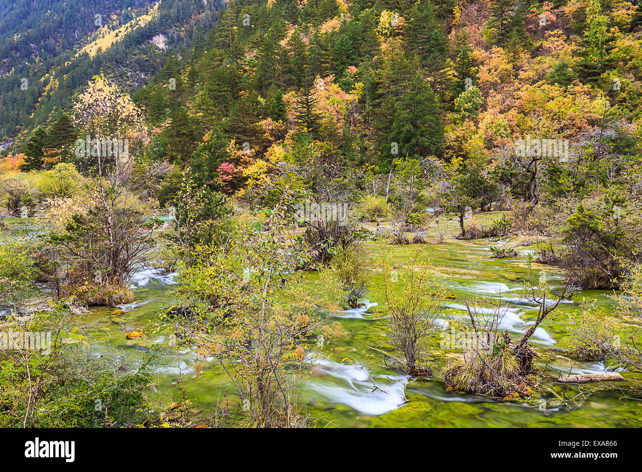 Jiuzhaigou Valley National Park High Resolution Stock Photography and ...