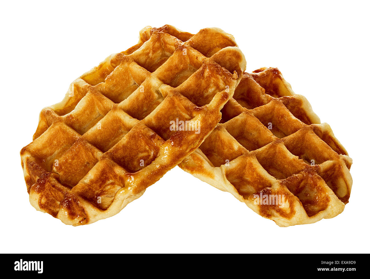 Waffle style pastry Cut Out Stock Images & Pictures - Alamy