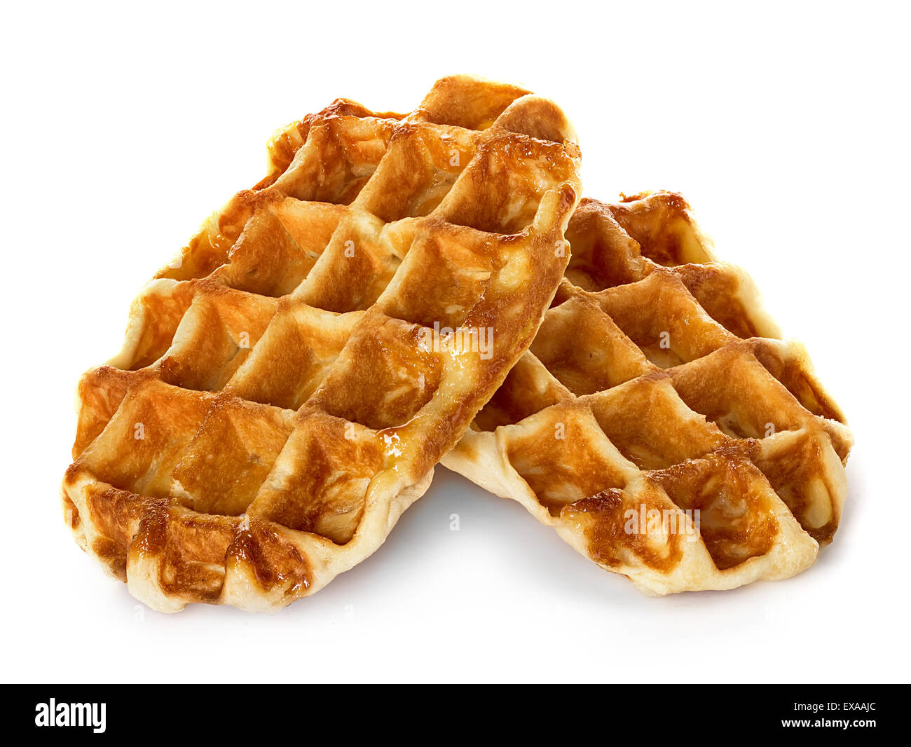 Waffle style pastry Cut Out Stock Images & Pictures - Alamy