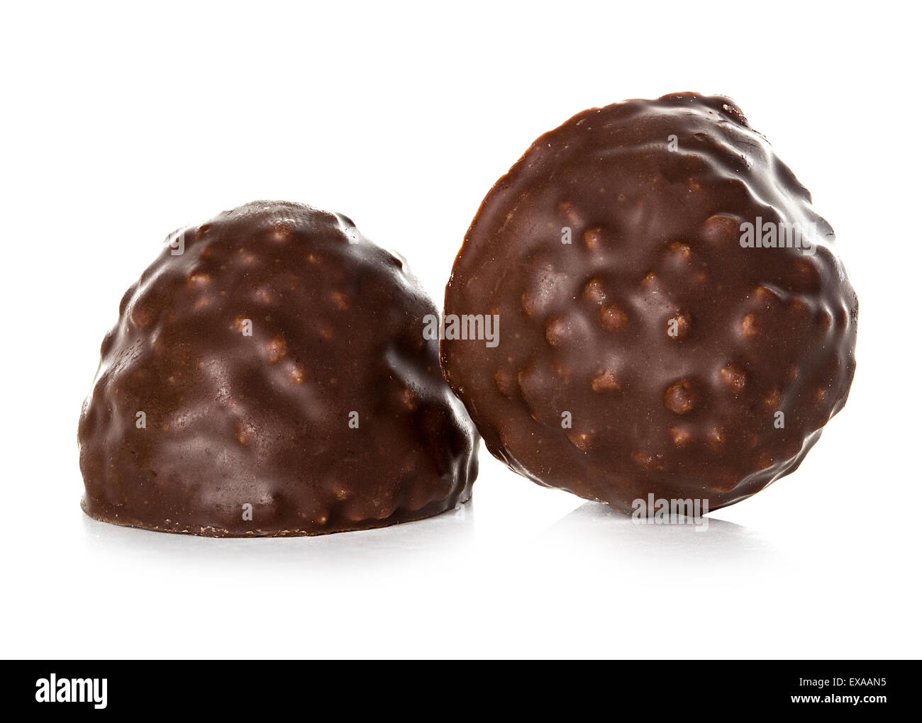 Small round chocolates Cut Out Stock Images & Pictures - Alamy