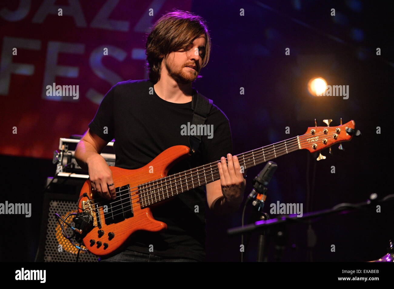 Pilsens, Czech Republic. 9th July, 2015. Felix Pastorius of ...