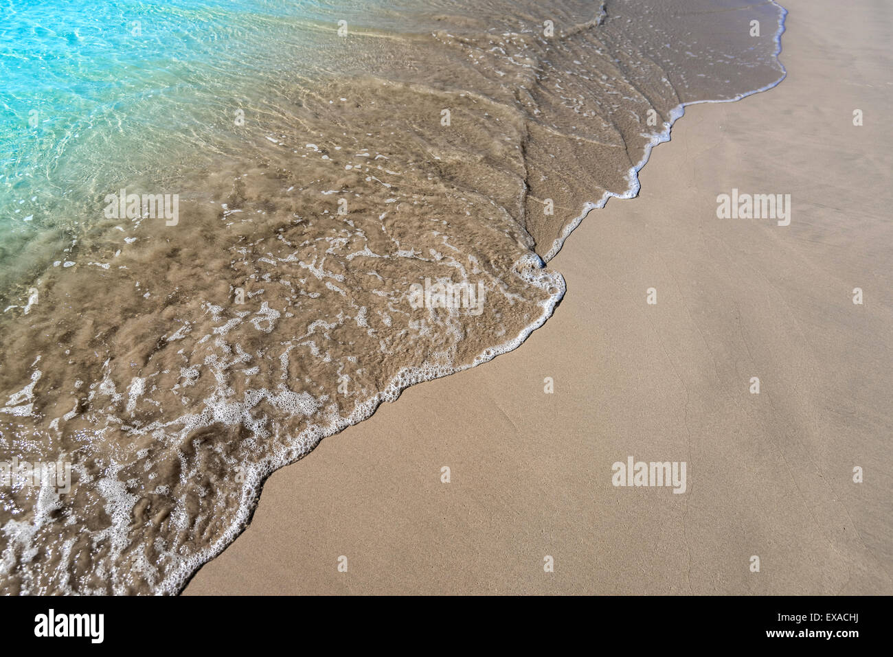 Beautiful brown beach landscape Stock Photo - Alamy