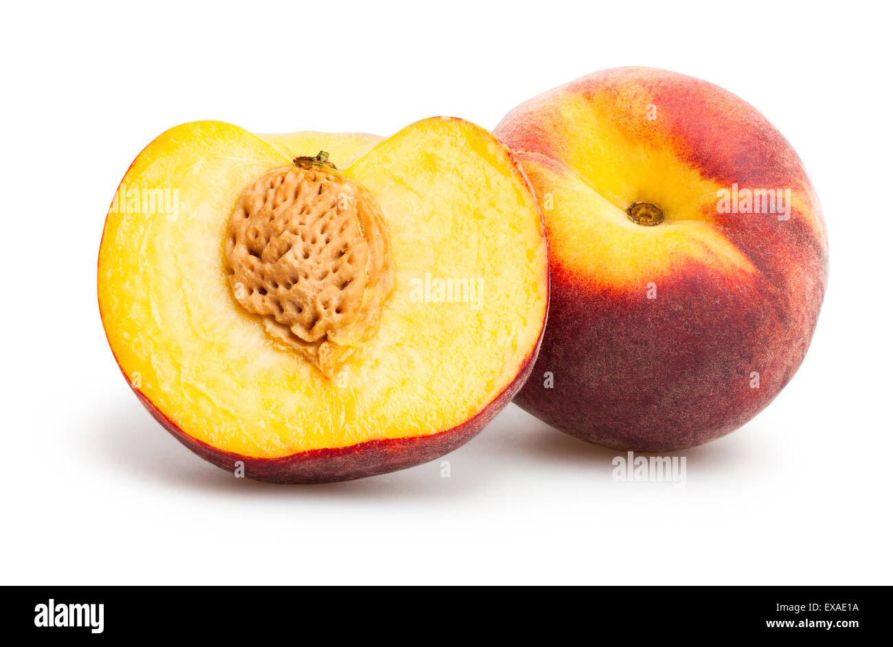 Red peaches hi-res stock photography and images - Alamy