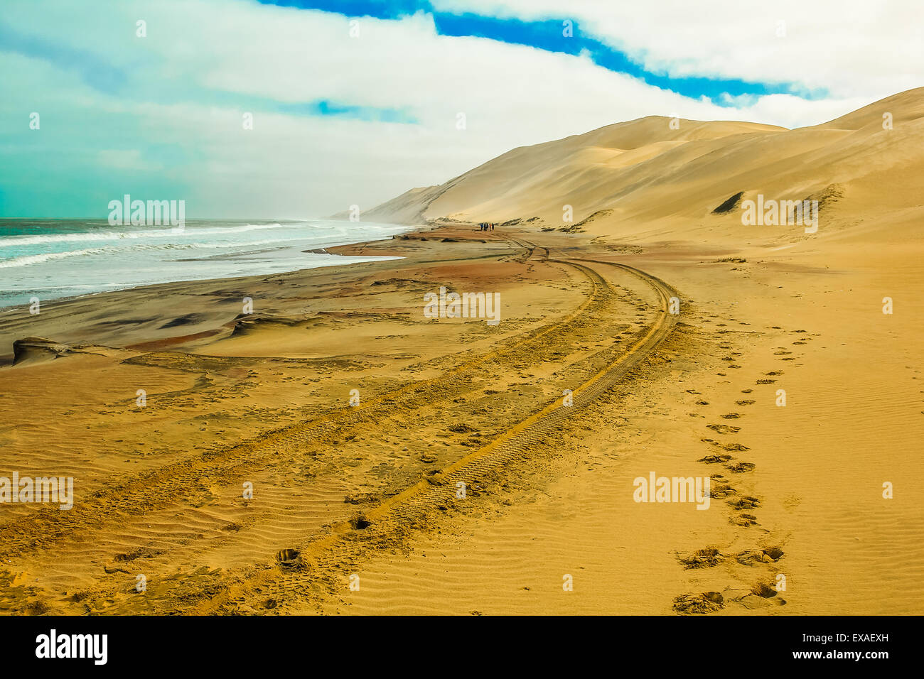 Sandwich harbour namibia beach hi-res stock photography and images - Alamy
