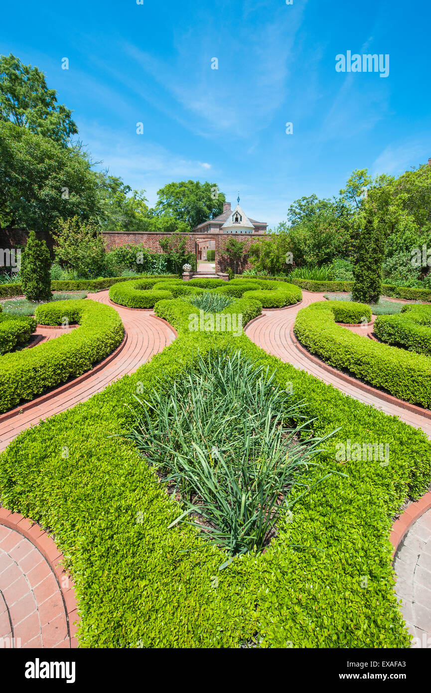 Gardens at the Tryon Palace, New Bern, North Carolina, United States of ...