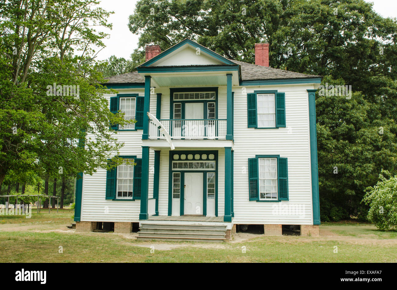 John Harper farmhouse at Bentonville Battlefield State Historic Site ...