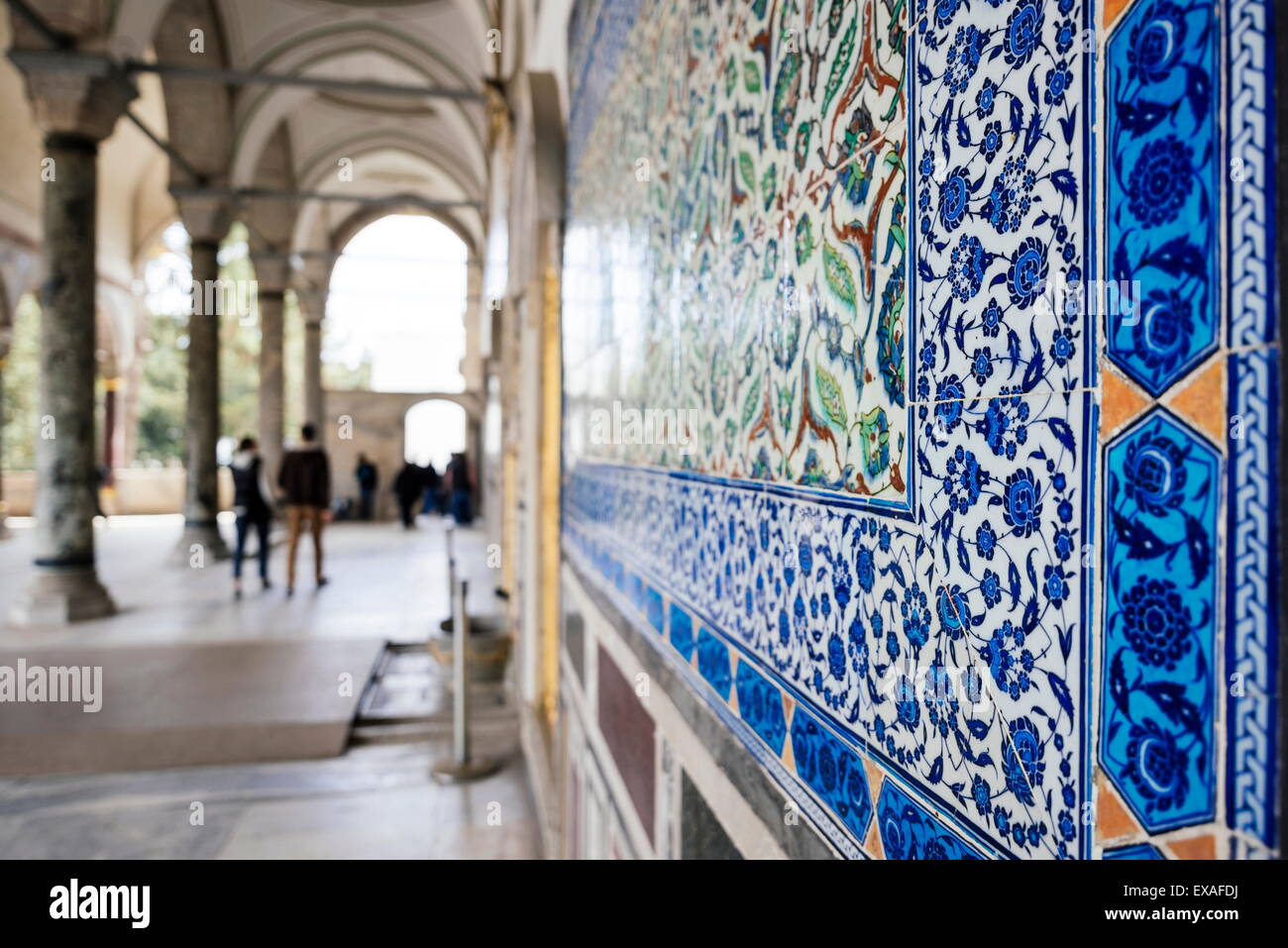 Interior of Topkapi Palace, UNESCO World Heritage Site, Sultanahmet ...