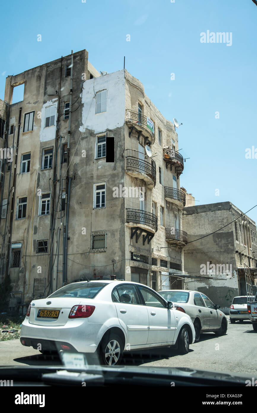 Haifa ,lower town ,port area refurbished buildings and apartments Stock ...