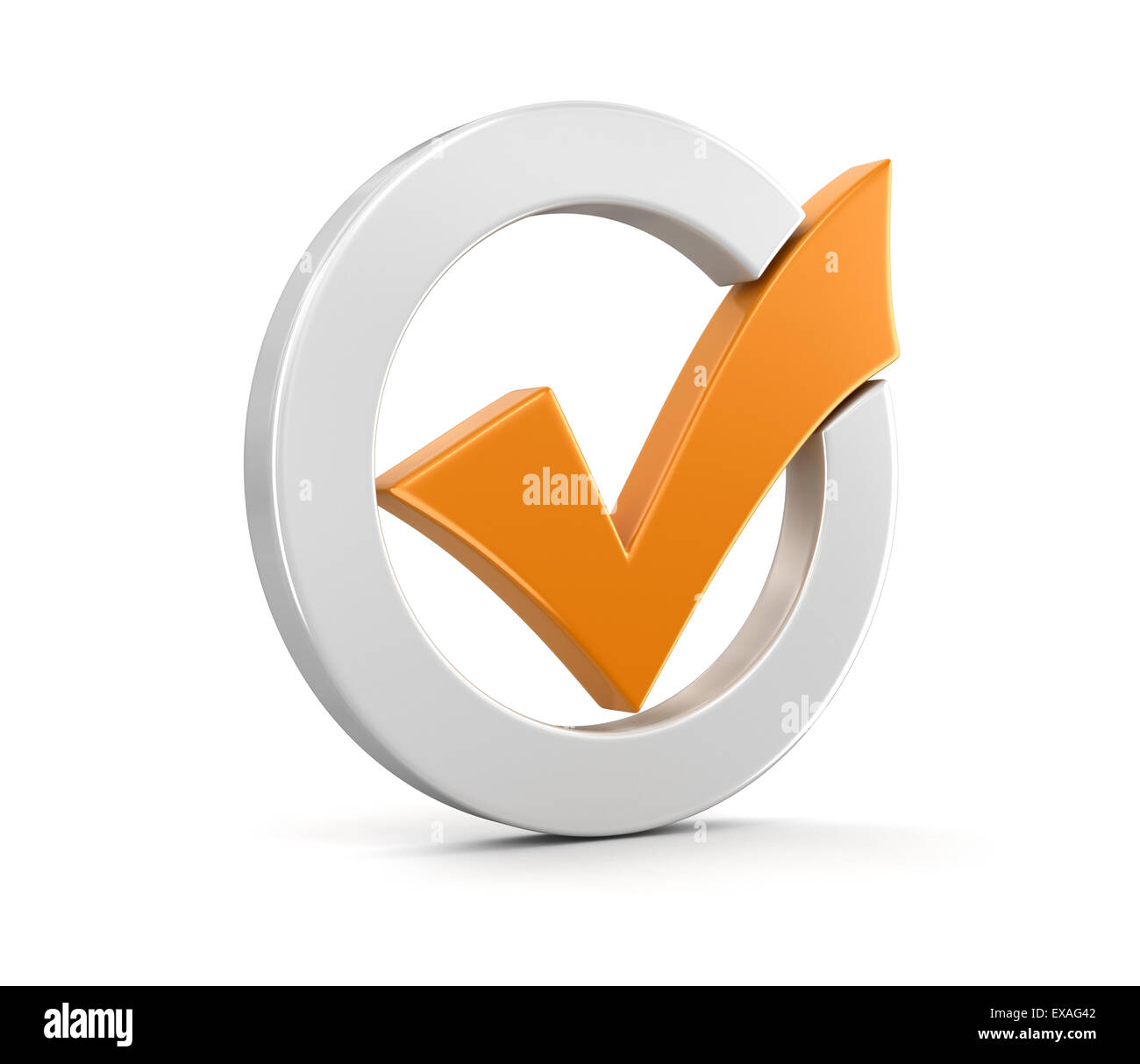 Check Mark (clipping path included Stock Photo - Alamy